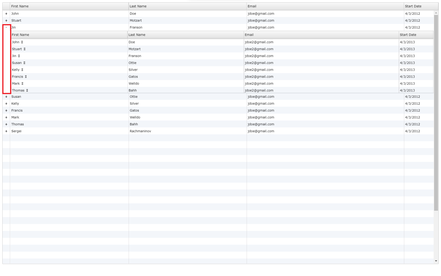 Gridの展開した行の中に別のGridを表示【W2UI.js】 | SRIA BLOG – 宮城県仙台市のWEBシステム開発・スマホアプリ開発